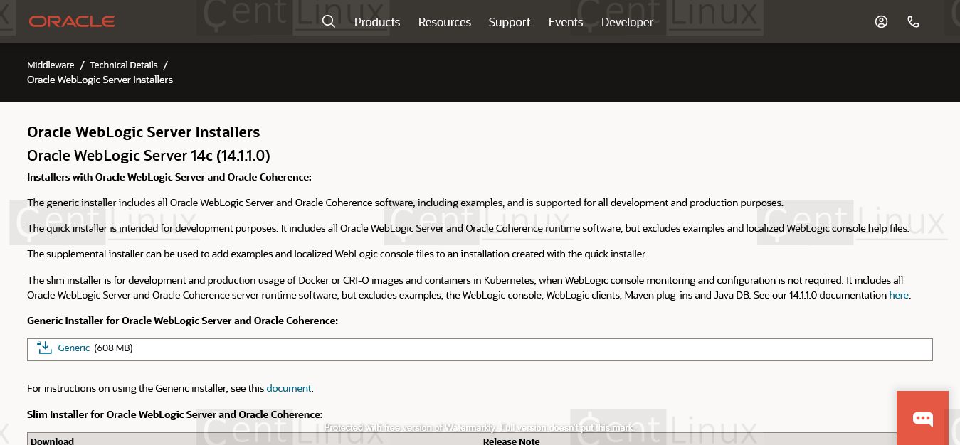 How To Install Weblogic 14c On Rhel 8 Centlinux