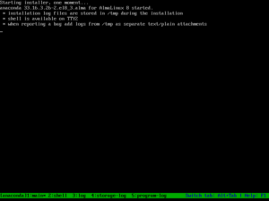 AlmaLinux 8 Minimal installation with screenshots | CentLinux