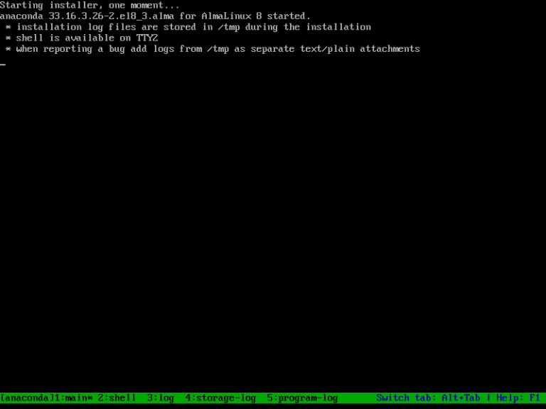 AlmaLinux 8 Minimal installation with screenshots | CentLinux