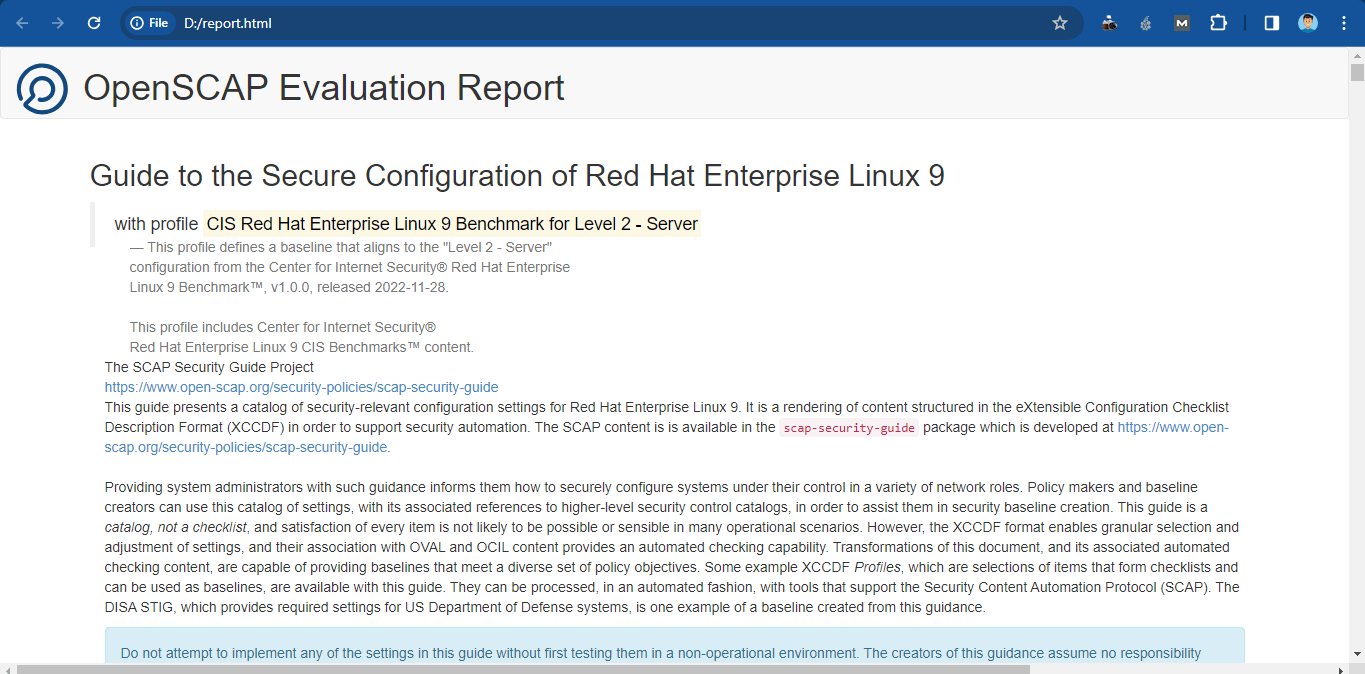 How to install OpenSCAP on Rocky Linux 9 | CentLinux