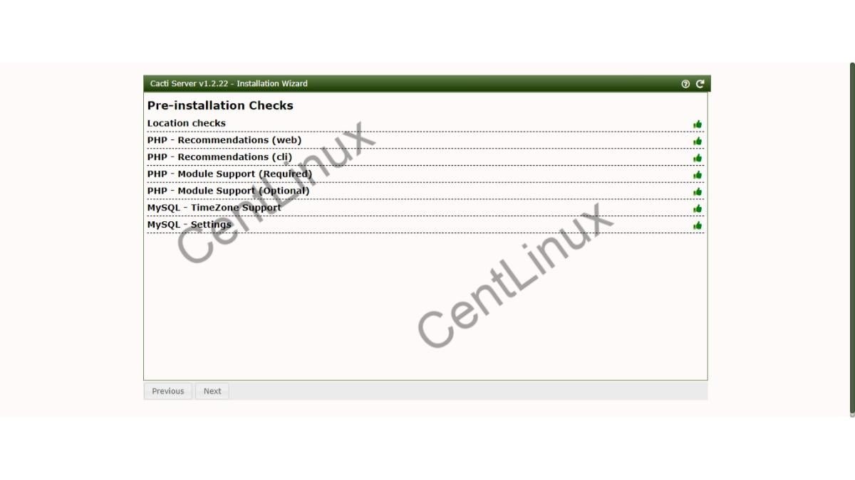 How to install Cacti on Rocky Linux 9 | CentLinux