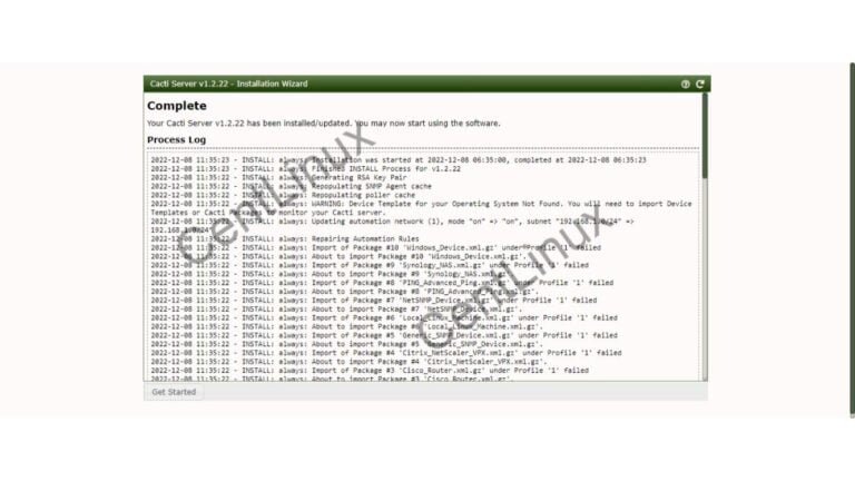 How to install Cacti on Rocky Linux 9 | CentLinux